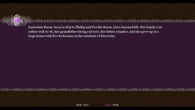 The Sad Story of Emmeline Burns #1