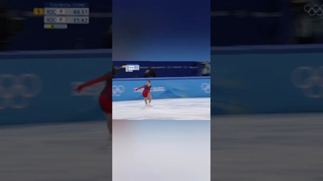 Короткая программа Александры Трусовой на олимпиаде 2022