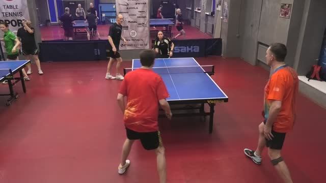 #13 отбор Пеликаев/Гребенкина - Перекрестенко/Мокров 19.06 Парный-рандом настольный теннис СПб