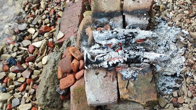 Релакс видео заставка. Река и огонь