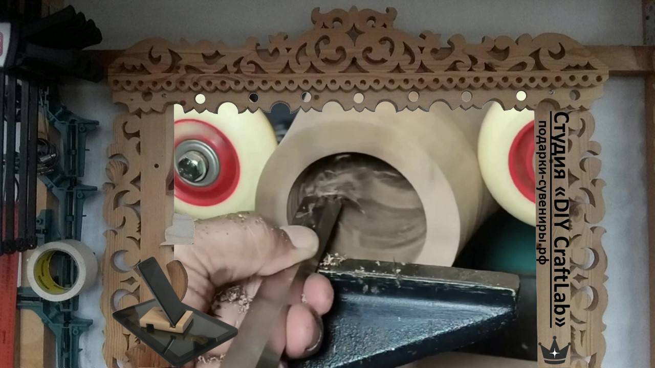 Токарные работы в столярной мастерской / Сувенир-подарок из дерева в Хабаровске