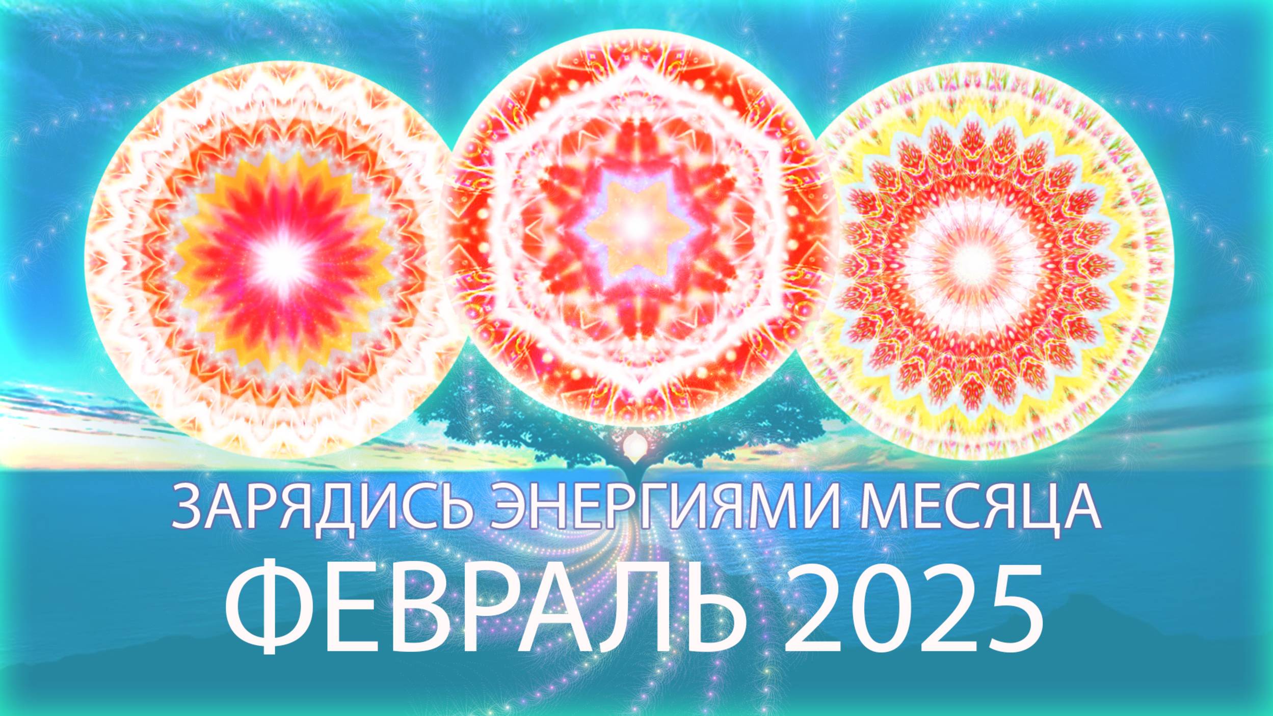 Мандала месяца, февраль 2025 Month's Energy Mandala, February 2025