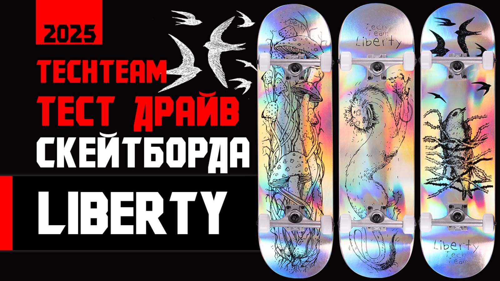 Тест-драйв скейтборда LYBERTY