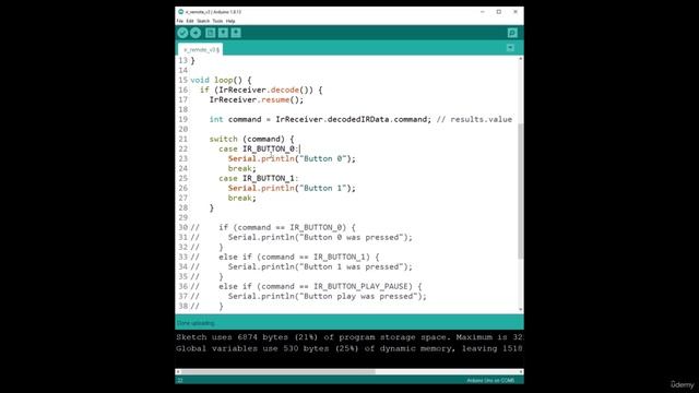 17. IR Remote Controller - Make Your Projects More Interactive
