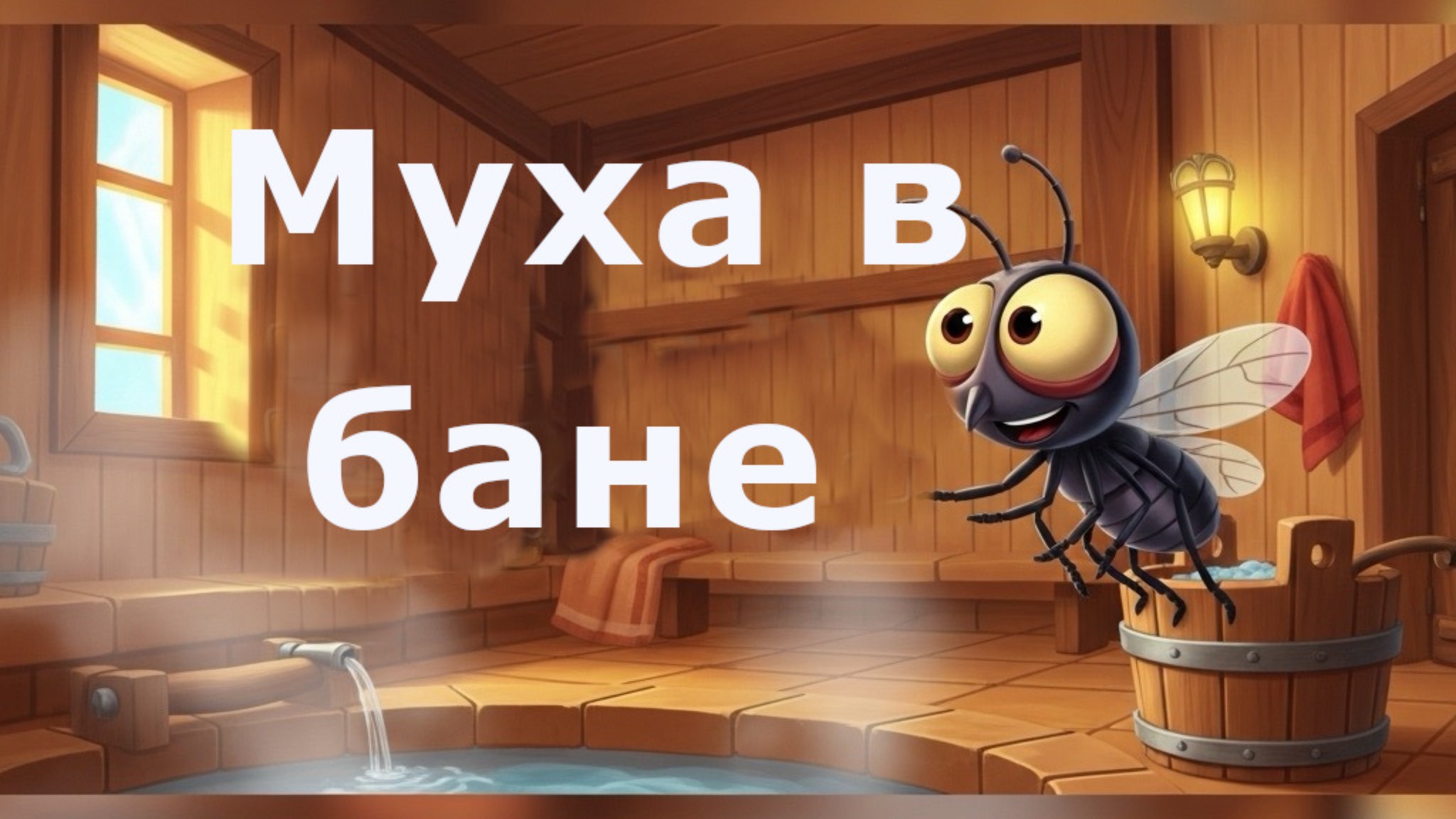 Муха в бане. К.И.Чуковский