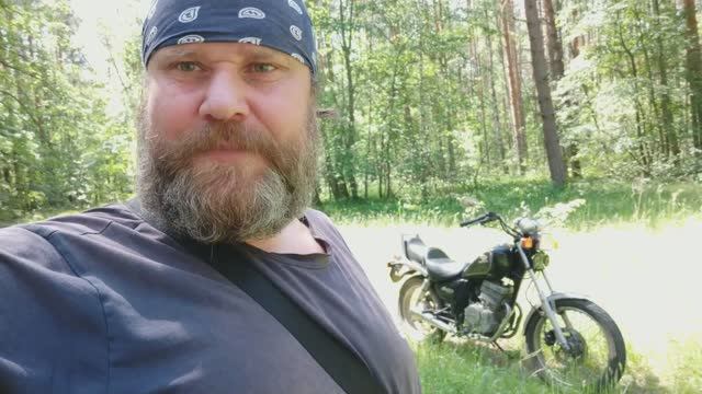 Катаюсь по лесам и глухим местам на маленькой Хонде. Места где не был больше 20-ти лет.