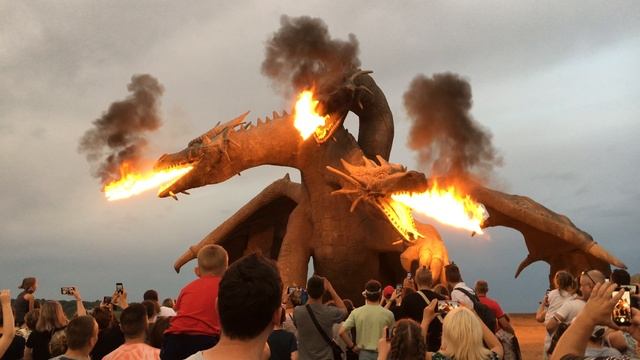 Змей Горыныч на Кудыкиной Горе в Липецкой области