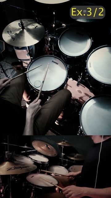 Барабанный курс “Prompted Ghosts”. Пример 3/2.