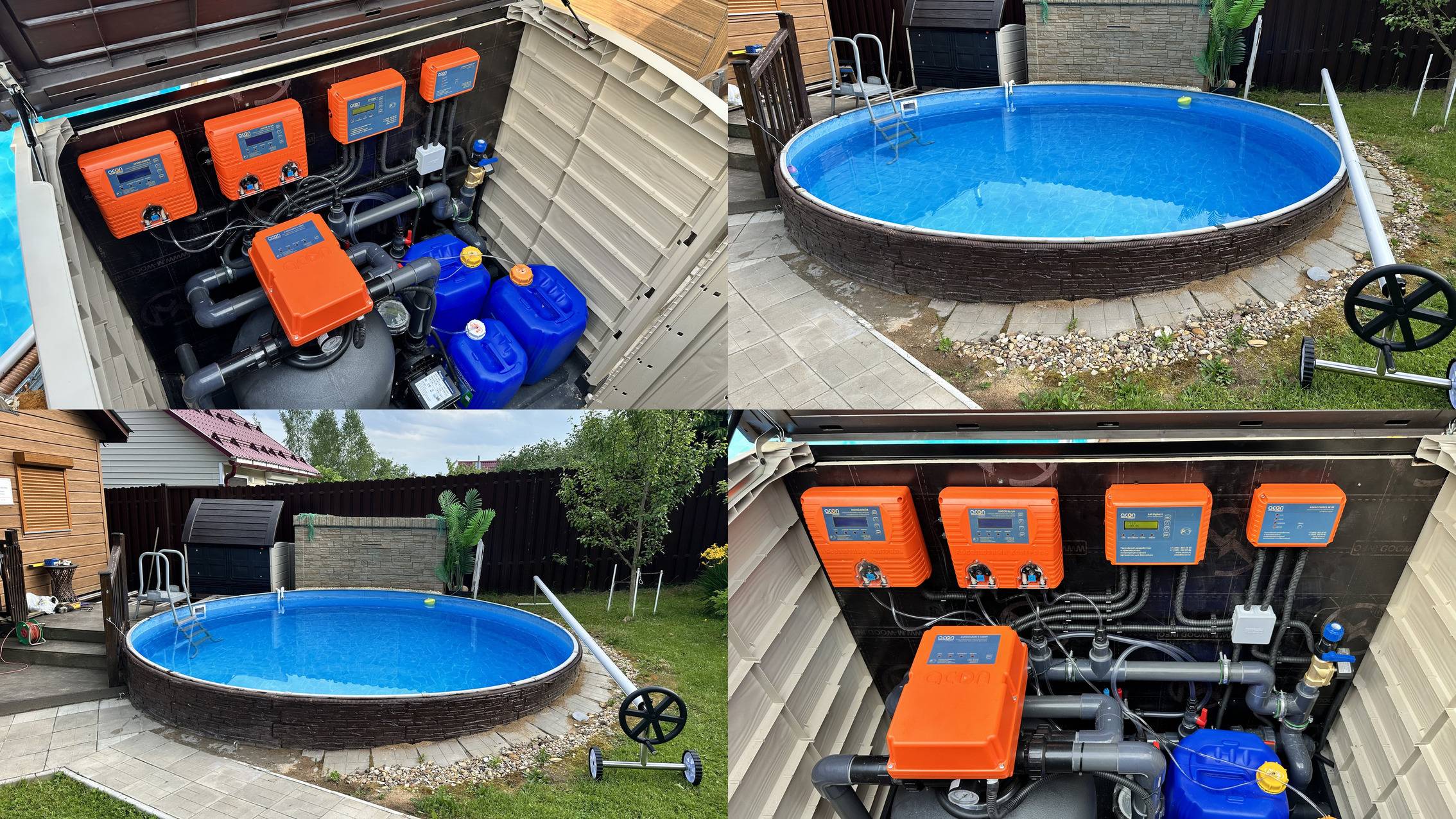 Что Нужно для Бассейна на Даче?! Оборудование Бассейна в Ящике - Автоматика, Подогрев, Станции