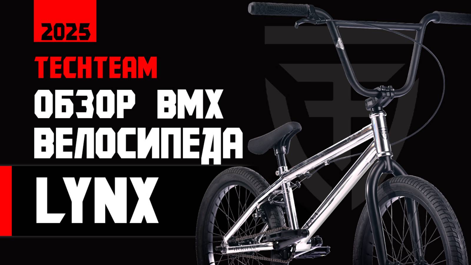 Обзор BMX 2025 от TechTeam. Тестдрайв паркового БМХ LYNX 20,4"