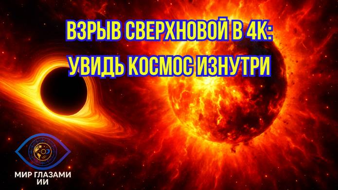 Эпическая гибель звезды: от спокойной жизни до мощного взрыва сверхновой и чёрной дыры
