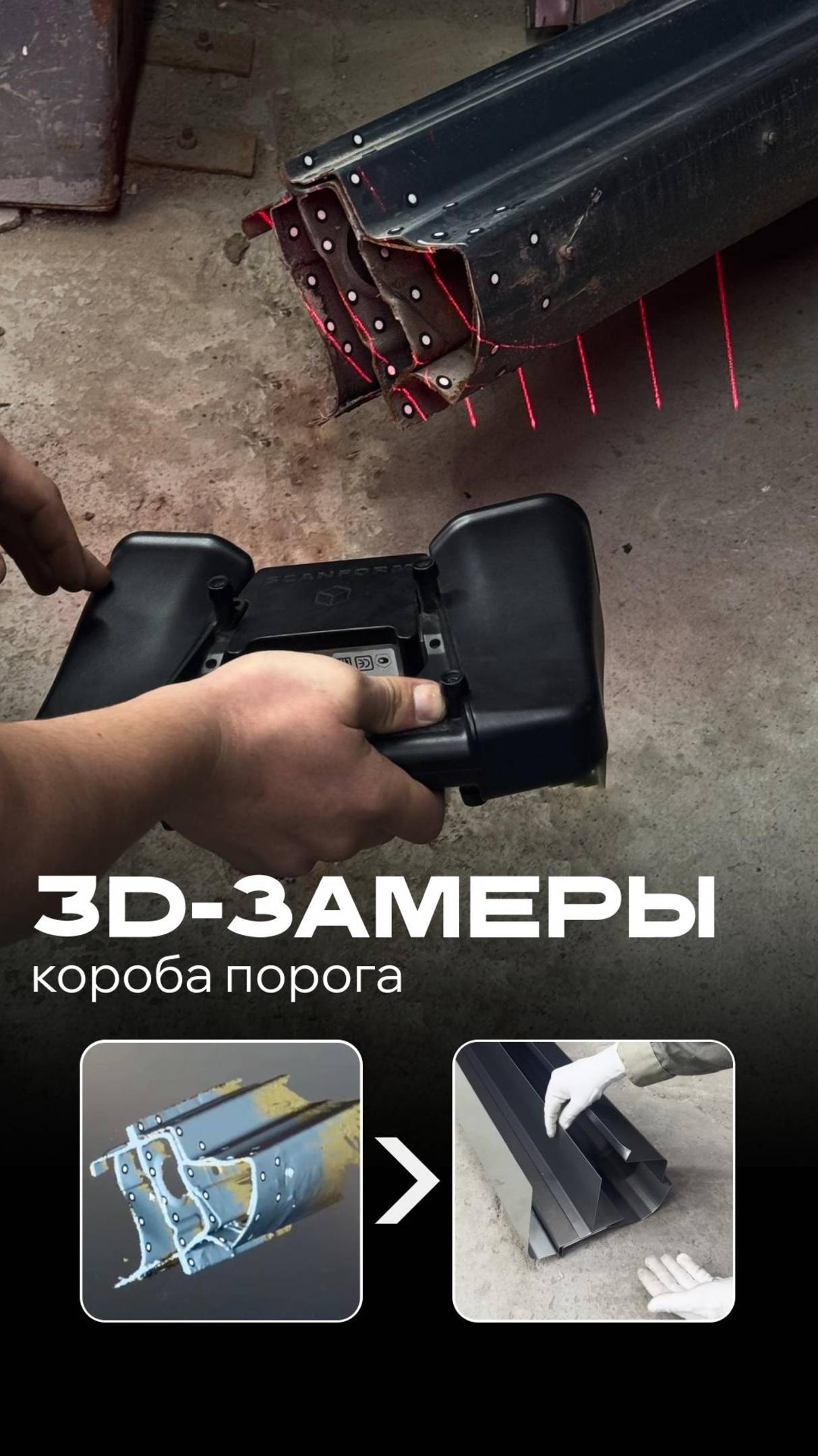 3D-замеры от Все Пороги