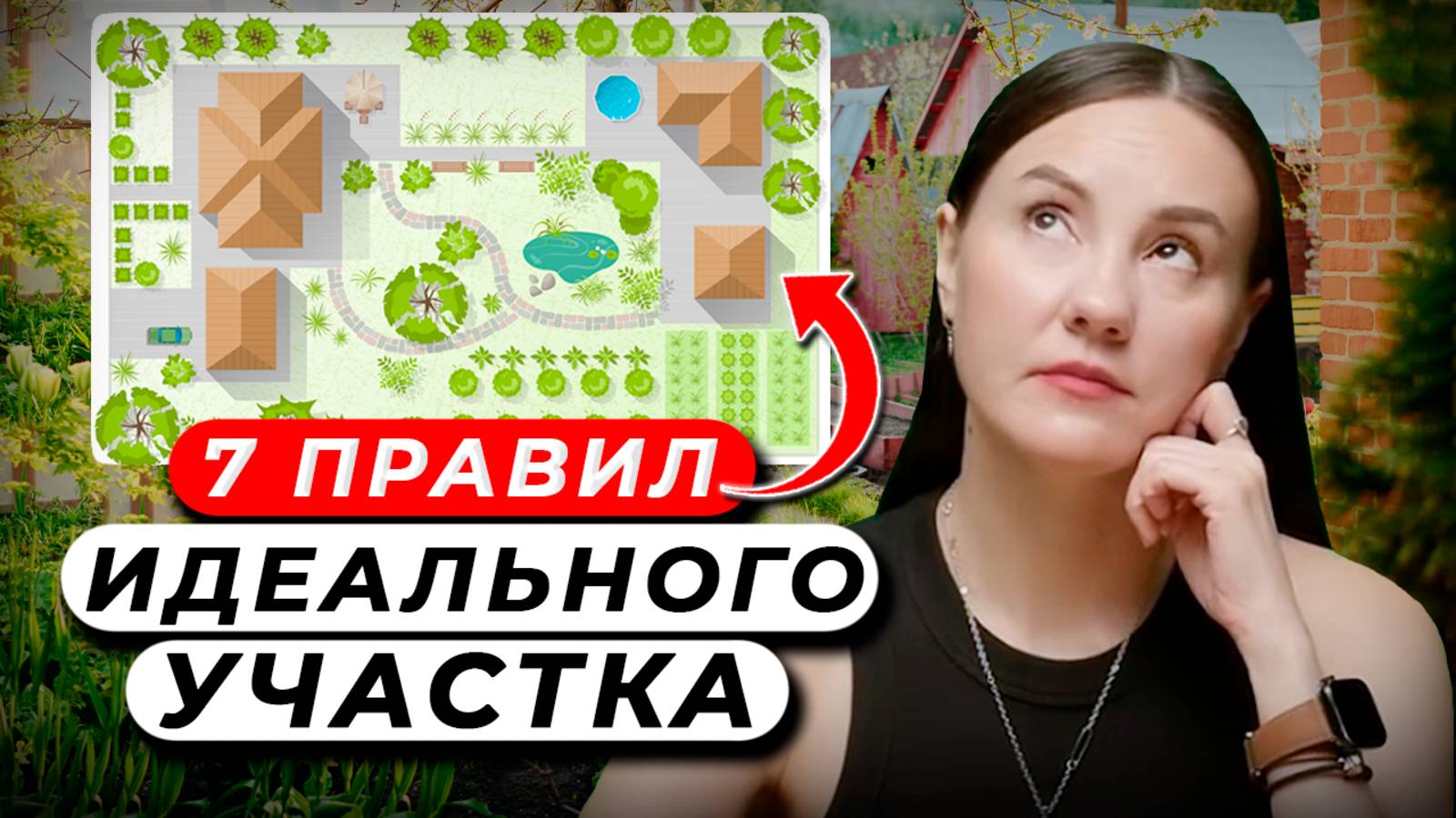 ИДЕАЛЬНАЯ Планировка Участка. Как САМОСТОЯТЕЛЬНО распланировать участок: 7 СОВЕТОВ