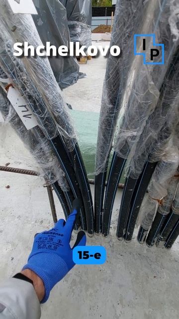 17 гильз под электричество в фундаменте