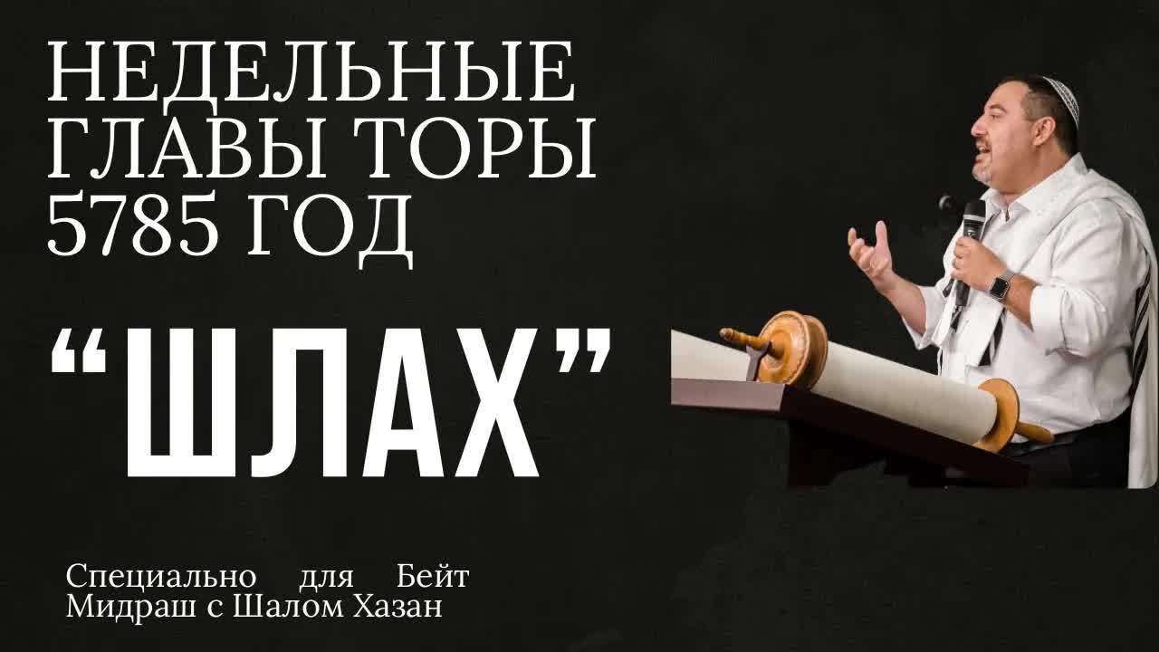 Недельный раздел Торы "Шлах"