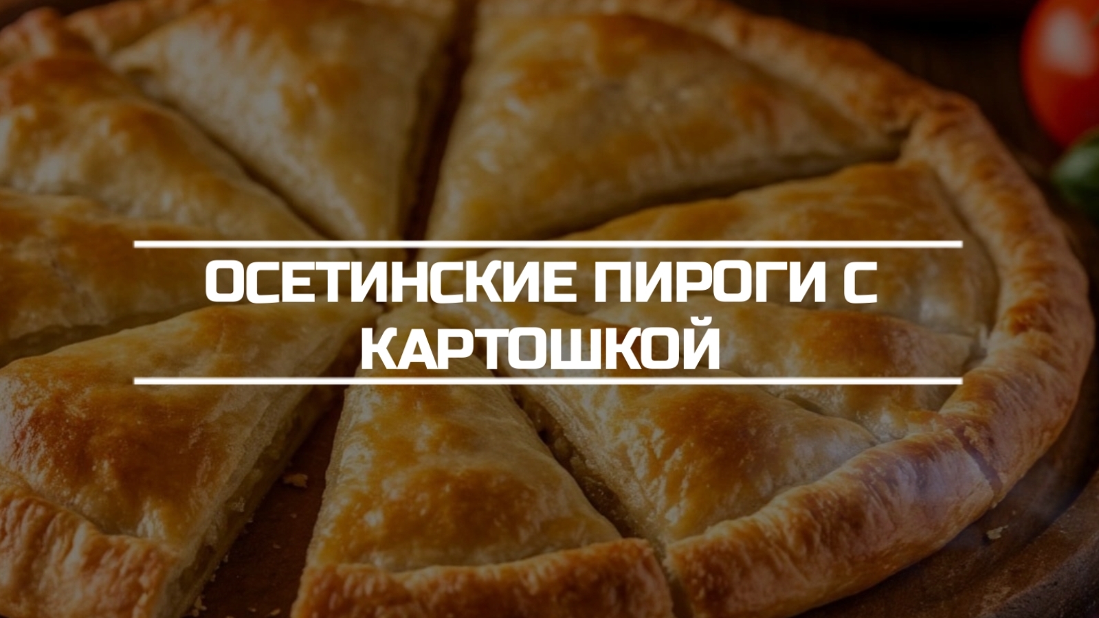 Осетинские пироги с картофелем.