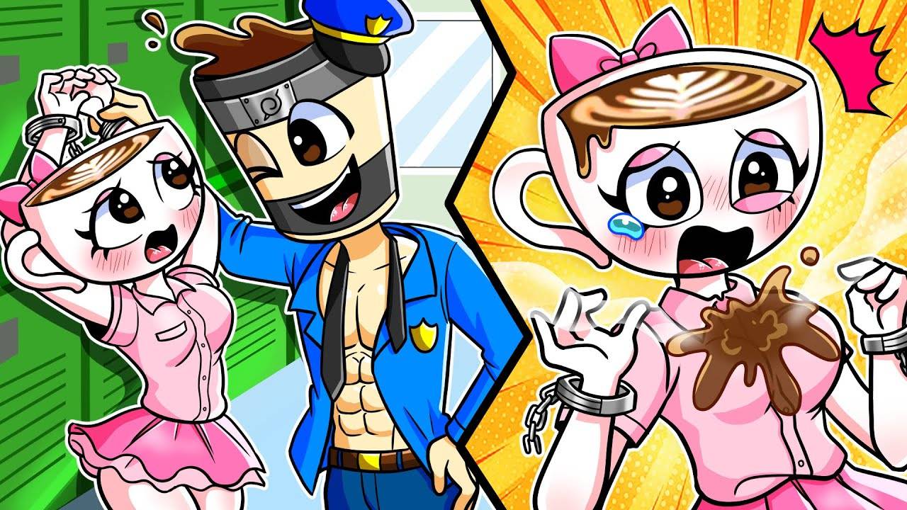 Полицейский Убийца поймал студентку Капучино?! Что Она сделала? 👮♂️ / Анимация Спрунки и Брейнрота