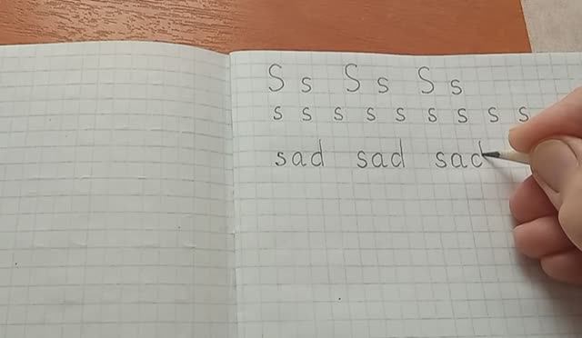 Английский Буква S Прописи 4.1