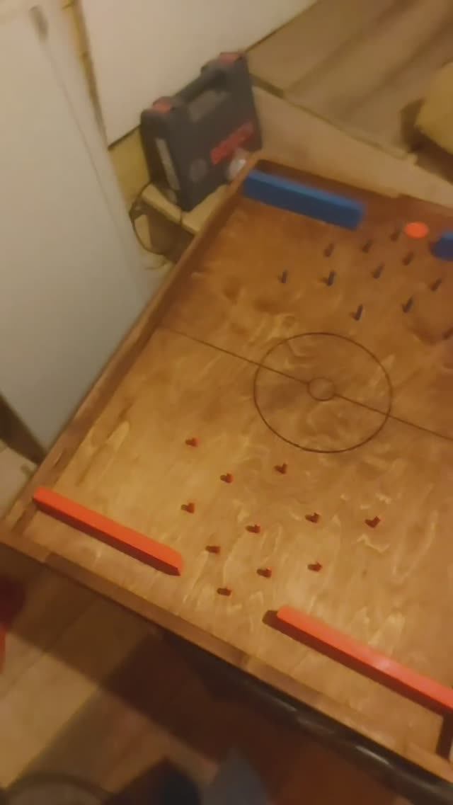 Новая игра "Хоккей+футбол" #игры #games #игрыиздерева #настолки #настольныеигры #мастерская