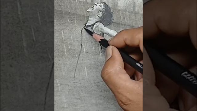 Как нарисовать велосипедистку под дождём кар