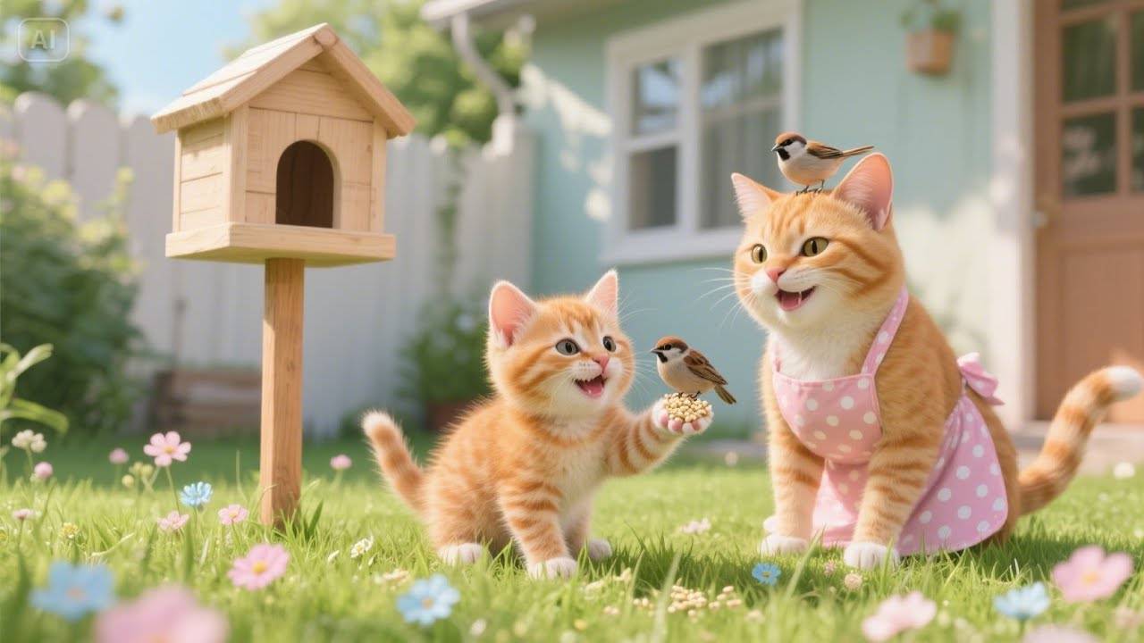 Видео про кошек и котят детям😸 Видео про животных для детей😸Видео с животными 😸видео про котят