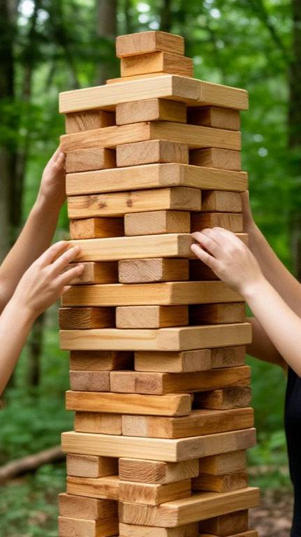 Дженга не так проста #игры #games #игрыиздерева #настолки #настольныеигры #семейныеигры #funny