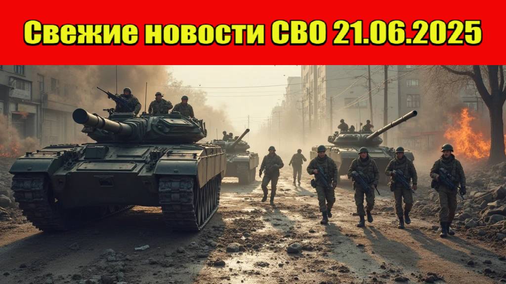Фронтовая сводка на 21 июня 2025 года: ВС РФ пытаются взять Купянск в охват с севера
