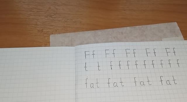 Английский Буква F Прописи 8