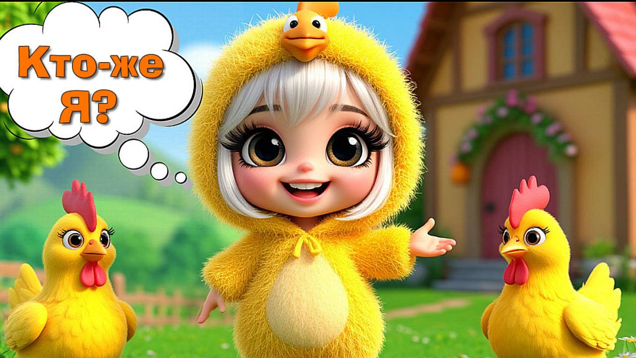 Угадай - ка, кто же Я?  Домашние животные + Мультики и Песенки для Детей и Малышей