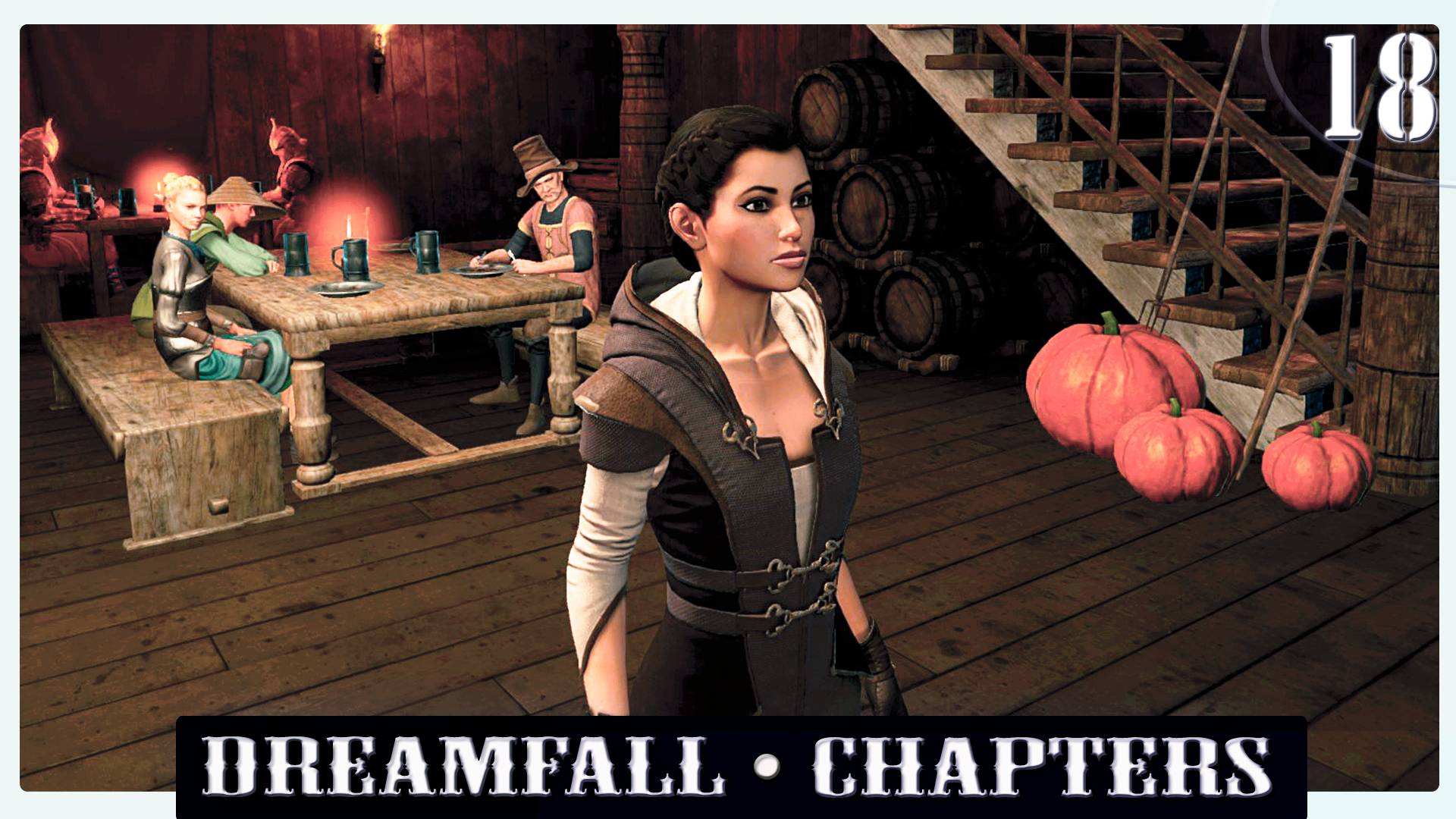 По тавернам в библиотеку. ИГРОФИЛЬМ ➦ Dreamfall Chapters ➦ Прохождение игры с русской озвучкой #18