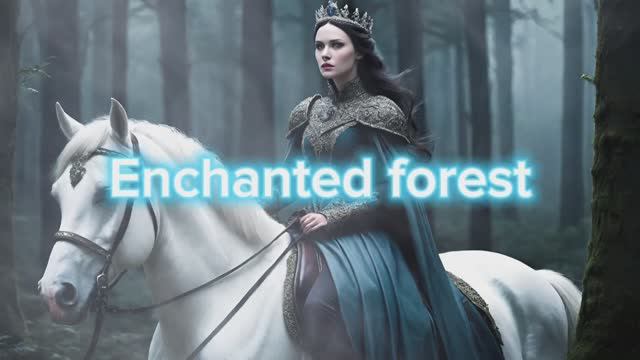 Enchanted forest. Медленная спокойная  фоновая музыка. Заколдованный лес.