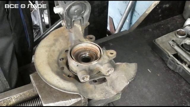 4. Замена ступичного подшипника передней подвески