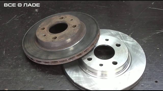 2. Замена передних тормозных дисков