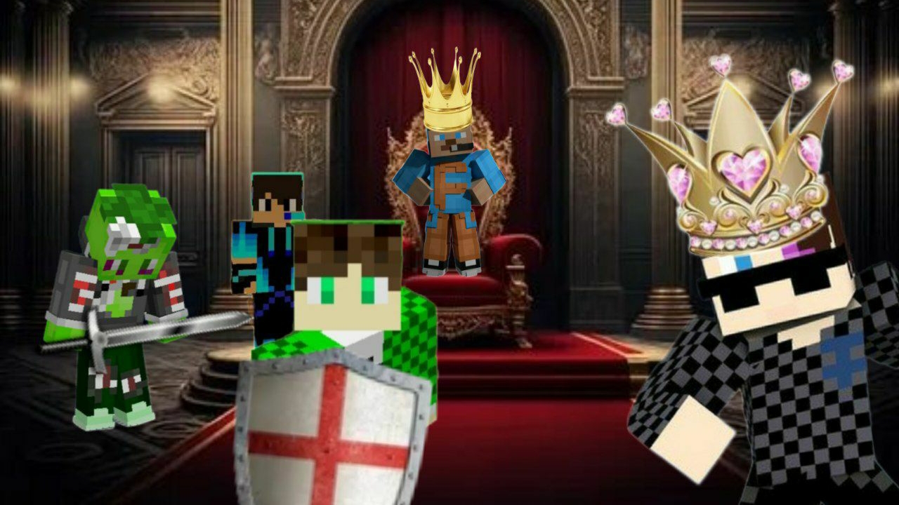 Майнкрафт но мы с рутуберами попали в средневековье! (анимация)