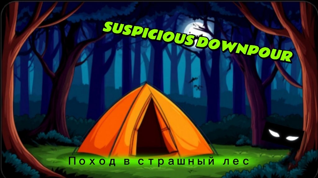 НЕ ИДИ НОЧЬЮ В ПОХОД В ЭТОТ ЛЕС ТАМ СТРАШНО | SUSPICIOUS DOWNPOUR ПРОХОЖДЕНИЕ