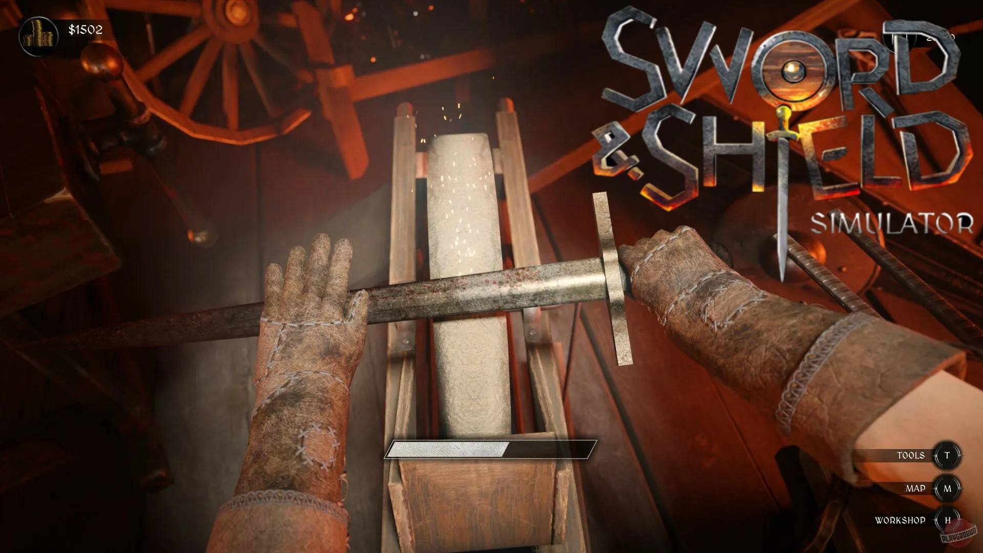 Sword & Shield Simulator (Demo) - Вальтер стал кузнецом! Куём пики точёные и не только!)!