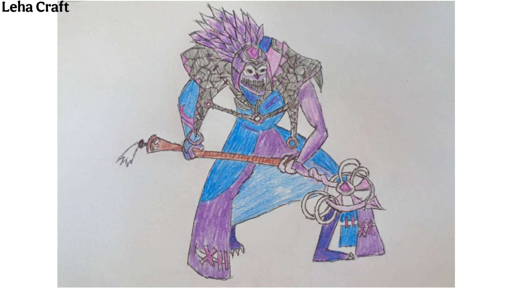 Рисуем Даззл из игры Дота 2 поэтапно / Как нарисовать Даззла карандашом / как нарисовать Даззл