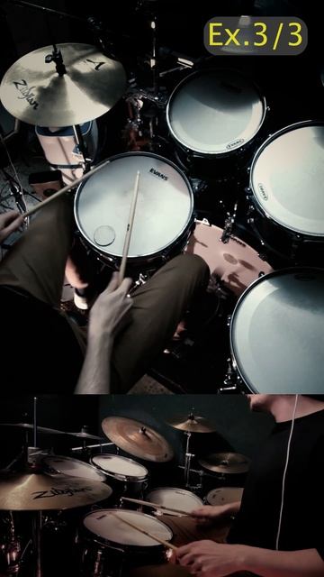 Барабанный курс “Prompted Ghosts”. Пример 3/3.