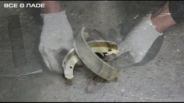 5. Замена задних тормозных колодок и тормозного барабана