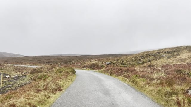 Wicklow Mountains National Park 4K - Scenic Drive - Heavy Rain