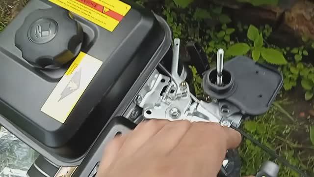 МБ-7 мотоблок из коробки ч.  3  тросик газа воздухоочиститель