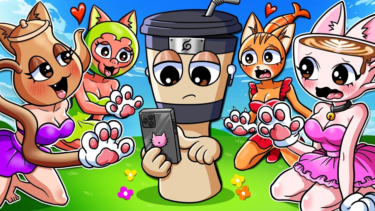 АССАСИНО ИГНОРИРУЕТ "ДЕВУШКУ-КОШКУ СПРУНКИ" НА 24 ЧАСА!! Я анимирую Спрунки и Брейнрота