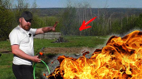 🏡 ДОМ В ДЕРЕВНЕ: ПОЖАР НА УЧАСТКЕ. ПОСАДИЛИ КАПУСТУ, ПОМИДОРЫ