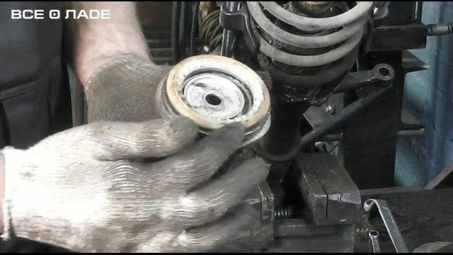 7. Замена опорного подшипника переднего амортизатора