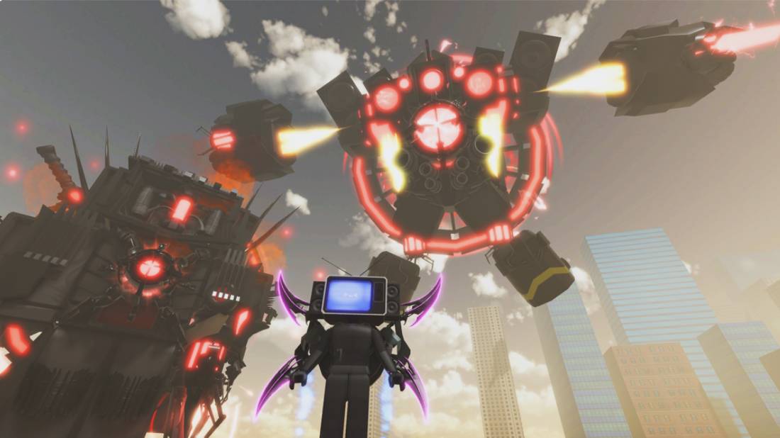 Обновление в Атака ванной в роблоксе 79 эпизод Часть 2