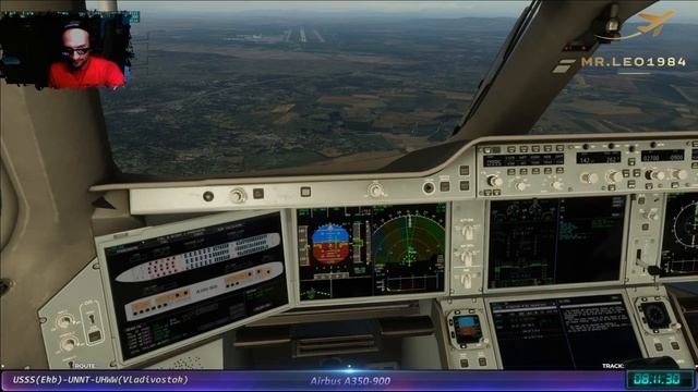 Владивосток - A350 - X-PLANE CINEMATIC -МЕГАСАУНД