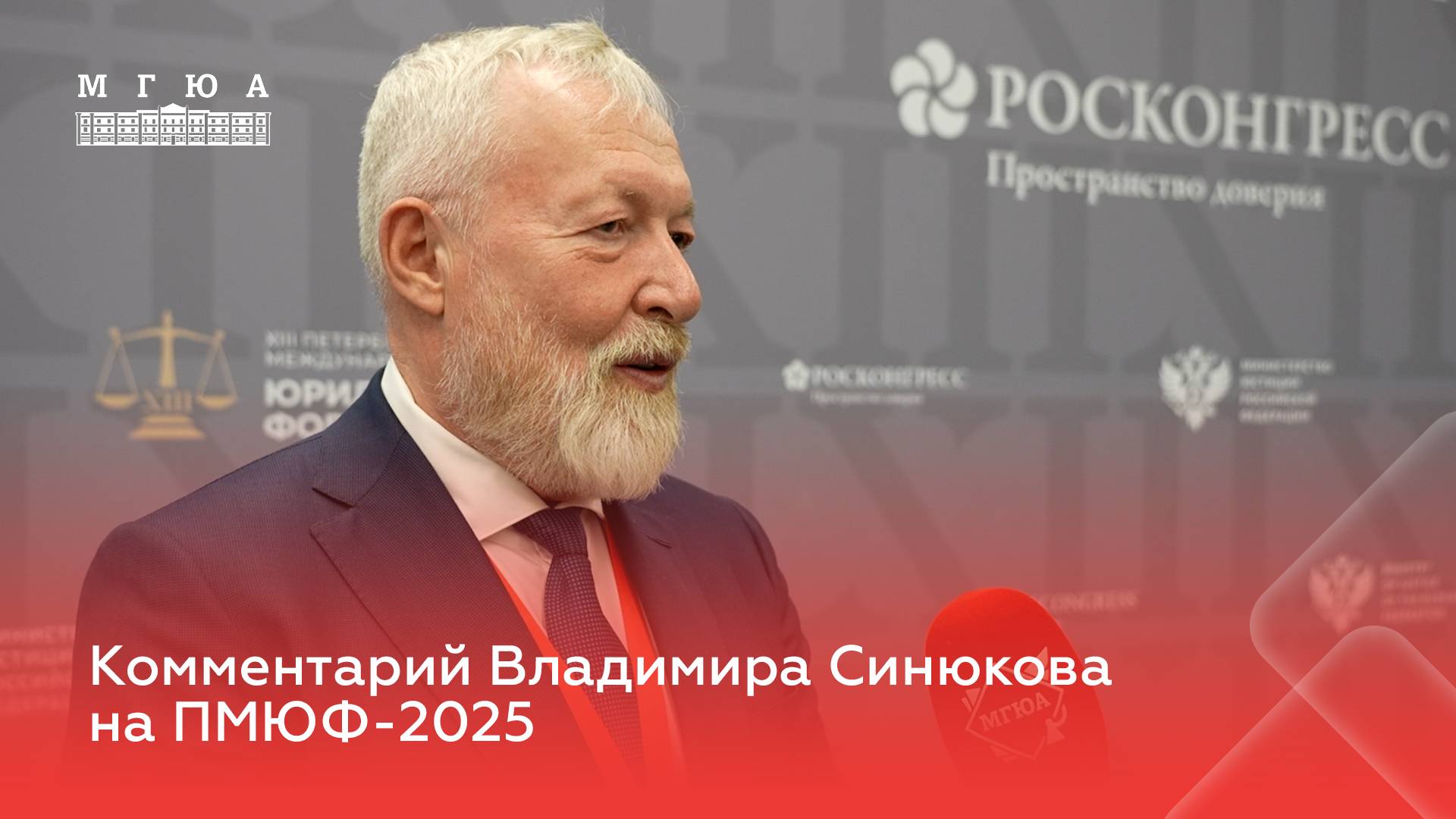 Комментарий Владимира Синюкова на ПМЮФ-2025