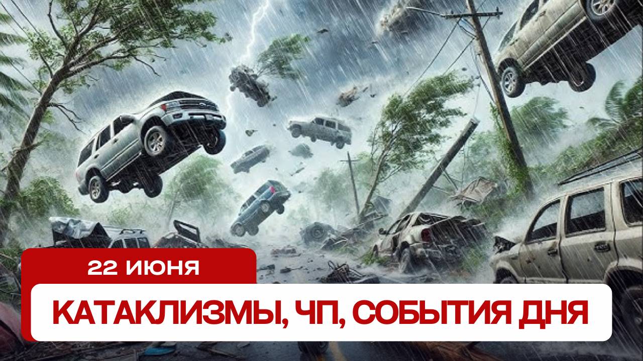 Катаклизмы за день 22.06.2025. Новости, ЧП, события дня