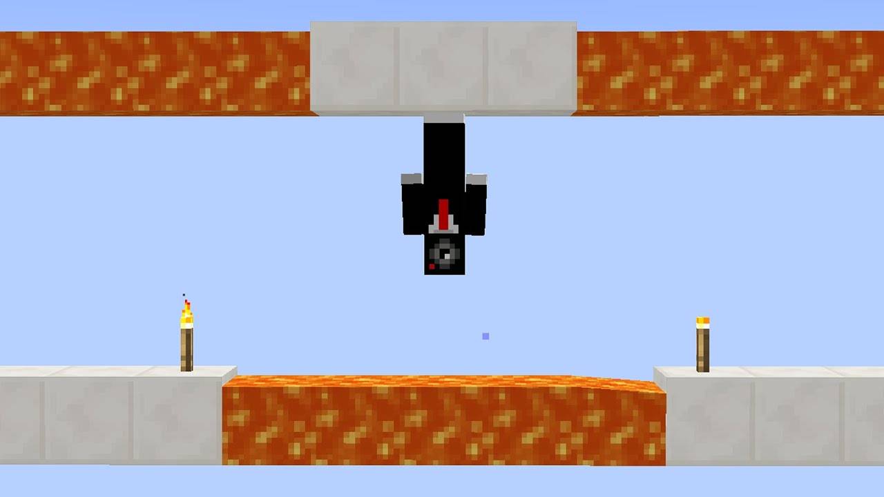 игрок geometry dash в майнкрафте