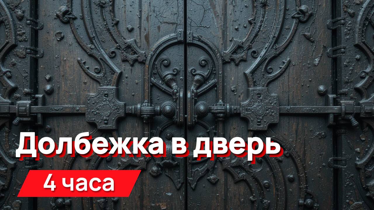 Звуки для соседей - долбежка в дверь, агрессивный бубнеж, глухие звуки